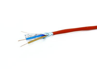 China Fire And Smoke Alarm Cable 1.0MM2 Solid Copper Flame Proof PVC Shielded Security Wire for sale