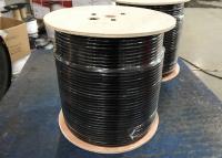 China Full Copper F660 RG6 75 Ohm Coaxial Cable Tinned Copper Braid LSZH Jacket for sale