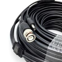 China Pre Made RG59P Coax CCTV Camera Cable 20M 30M 40M Patch Cord BNC And DC Connector for sale