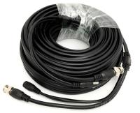 China Pre Made RG59P Coax CCTV Camera Cable 20M 30M 40M Patch Cord BNC And DC Connector for sale