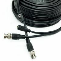 China Pre Made RG59P Coax CCTV Camera Cable 20M 30M 40M Patch Cord BNC And DC Connector for sale