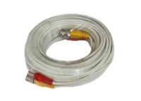 China Pre Made RG59+2C Siamese Camera Cable 50Ft 100Ft Patch Cord BNC And DC Plug for sale