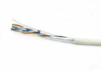 China FTP Shield Bulk Cat5e Lan Cable PE Insulation For CCTV Monitor Project 305M Pull box for sale