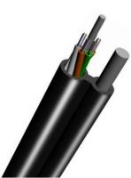 China GYFTC8Y All Dielectric Aerial Figure 8 Fiber Optic Cable Electric Shock Proof AT Sheath for sale