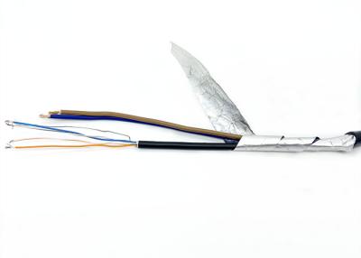 China Round 2 Pair Communication Bulk CCTV Cable With 2C 1.5MM2 Low Volatge Electric Wire for sale
