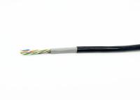 China Outdoor UTP Bulk CAT5E Cable 4 Pair Twisted Pass Fluke Test double Sheath PVC+PE for sale