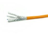 China S/FTP AL Foil Shielde Bulk CAT6A Ethernet Cable Each Pair 500MHz 10G Bit / S for sale