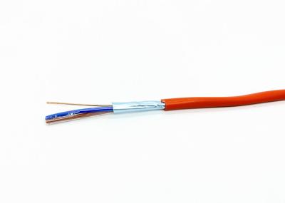 China 2.5mm² Solid Copper Shielded Fire Resistant Security Wire Alarm Cable 2 Cores for sale