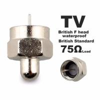 China F Male Coaxial Cable Connector CATV 75OHM Load Terminator Waterproof for sale