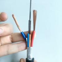 China Electric Composite Outdoor Fiber Optic Cable Water Resistant GYTS+2x2.5mm2 Power for sale