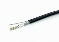 China Double Jacket 8Fig Aerial FTP Bulk CAT5E Cable With Steel Messenger for sale