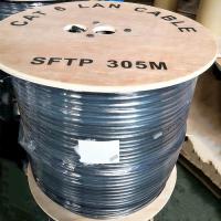 China PVC PE Double Sheath SFTP Bulk CAT6 Ethernet Cable 1000ft for sale