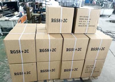 China RG58 2C Siamese Solid PE Combo Coax Bulk CCTV Cable SYV-50-3 for sale