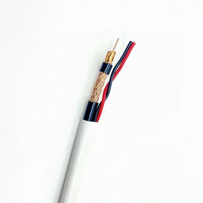 China Super Turbo RG59+2C Siamese Coax Cable with Power 0.75MM2 CCA Round Wire for sale