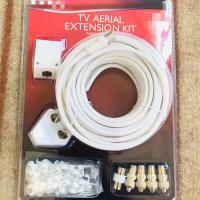 China RG6U 9.5TV Female to Male Coaxial Patch Cord For Set Top Box Satellite for sale