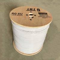 China Tril Shielded RG6U 75 Ohm Coaxial Cable OEM CATV Electronics Wire CPR Euroclass Eca for sale