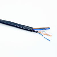 China FTP CAT5E 2 Pairs Copper Stranded Bulk CCTV Cable For Surveillance Camera for sale