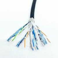 China Fully Shielded CAT7 10Gbps Network Cable 600MHz For Data Centers for sale