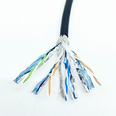 China Fully Shielded CAT7 10Gbps Network Cable 600MHz For Data Centers for sale