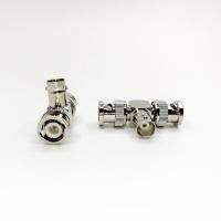 China BNC Coaxial Cable Connector T-Junction Male To 2 Female Adaptor For RG59 Wiring for sale
