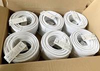 China Rg6u Quad Shield 75 Ohm Coaxial Cable Double AL Braid CATV Cable 120dB for sale