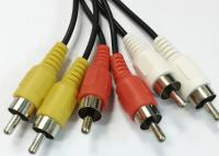 China 3RCA-3RCA Male AV Cable Video and Audio Data Communication Cable 1.5meter for sale