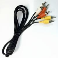 China 3RCA-3RCA Male AV Cable Video and Audio Data Communication Cable 1.5meter for sale