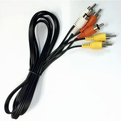 China 3RCA-3RCA Male AV Cable Video and Audio Data Communication Cable 1.5meter for sale