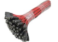 China Camera Installation Red and Black CCTV Power Cable with DC Female Plug for sale