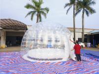 China Transparent Inflatable Bubble House For Family Camping Activities for sale
