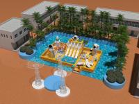 China Alien Commercial Water Park Inflatable Jumping Castles For Sale for sale