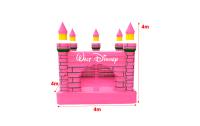 China Pink Color Inflatable Disney childrens inflatable bouncy castle for sale
