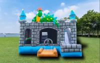 China Inflatable Dinosaur  Bounce House With Slide Jumping Castle For Kids for sale