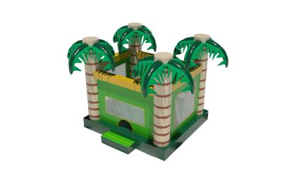 China Tropical Palm Tree Bounce House 	Childrens Inflatable Castle for sale