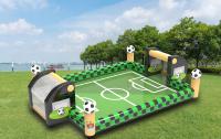 China Interactive Football Inflatable Games Green Color For Event for sale