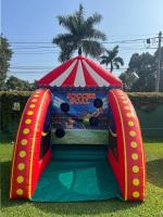 China Carnival Activities Soccer Goal Inflatable Games For Playground Park for sale
