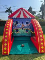 China Football Carnival Inflatable Games 2x2x2.5m For Playground Park for sale
