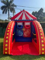 China PVC Tarpaulin Inflatable Basketball Game Carnival Activities For Park for sale
