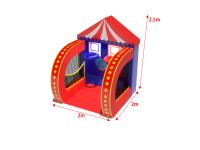 China PVC Tarpaulin Inflatable Basketball Game Carnival Activities For Park for sale