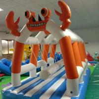 China Indoor Outdoor Playground Inflatable Games Crab Swing For Children for sale