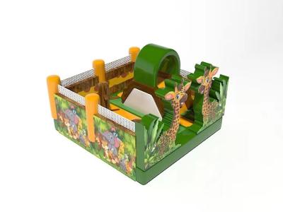 China Inflatable  Jumping Castle Giraffe Theme Park for Kids Physical Development for sale