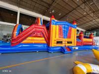 China Children Inflatable Bounce House And Slide Customized With Pool Stopper for sale