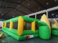 China Popcorn Maze Outdoor Inflatable Games Large Size For Adult for sale