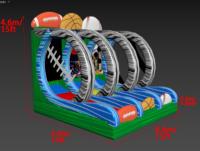 China Football Baseball Backetball Inflatable Games For Teenager Adult for sale