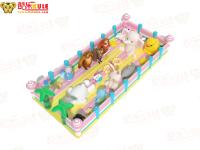 China Inflatable Childrens Bouncy Castle With Animals Elephant Rabit for sale