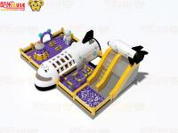 China Airplane Theme Inflatable Bouncy Castle 160 SQM Commercial Grade for sale