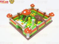 China Small Size Mushroom Inflatable Jumping Castle For Young Age Kids for sale
