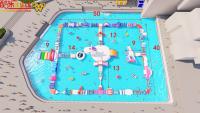 China Rainbow Inflatable Water Obstacles Airtight Commercial for Park for sale