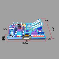 China Kids Bouncy Castle With Slides Jumping Climbing Obstacles Course for sale