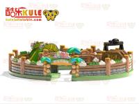China Inflatable Round Circle Obstacles Course Bouncy Castle For Childrens for sale